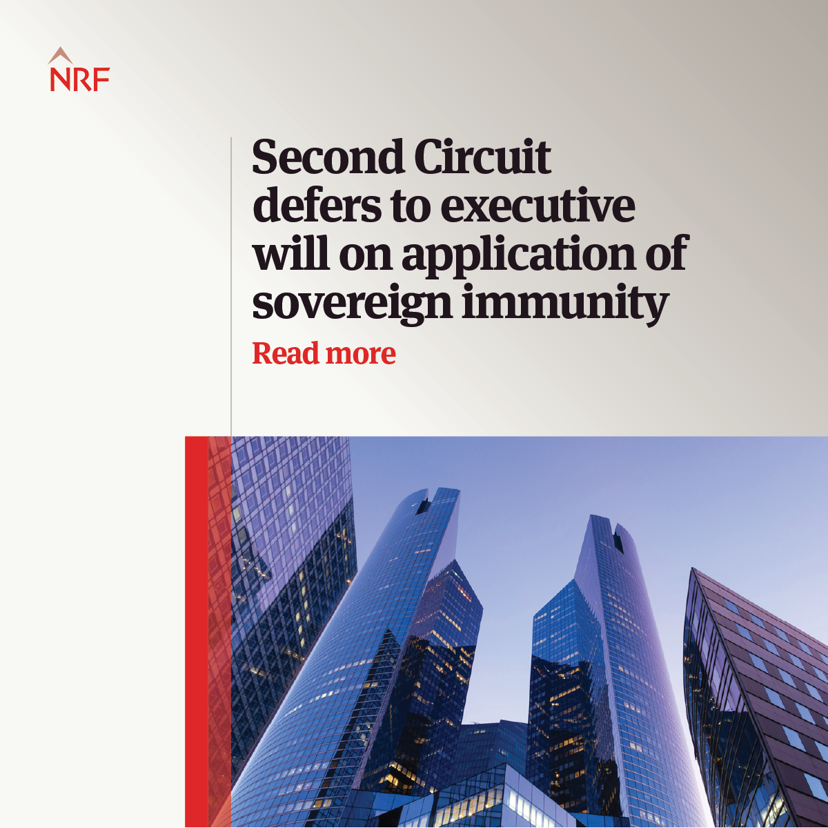 Second Circuit defers to executive will on application of sovereign ...