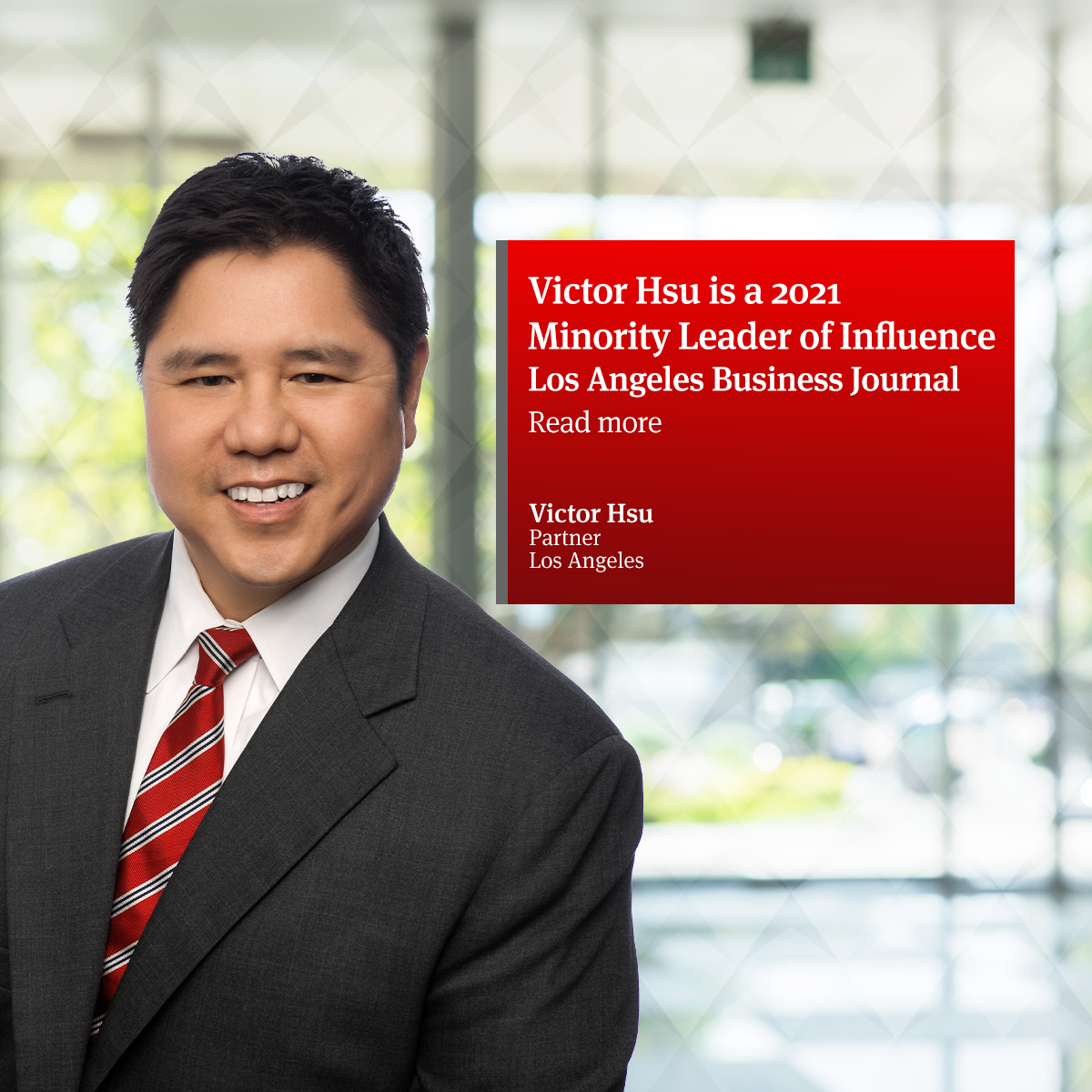 Us Lawyer Lauded As A 2021 Minority Leader Of Influence News Global Law Firm Norton Rose
